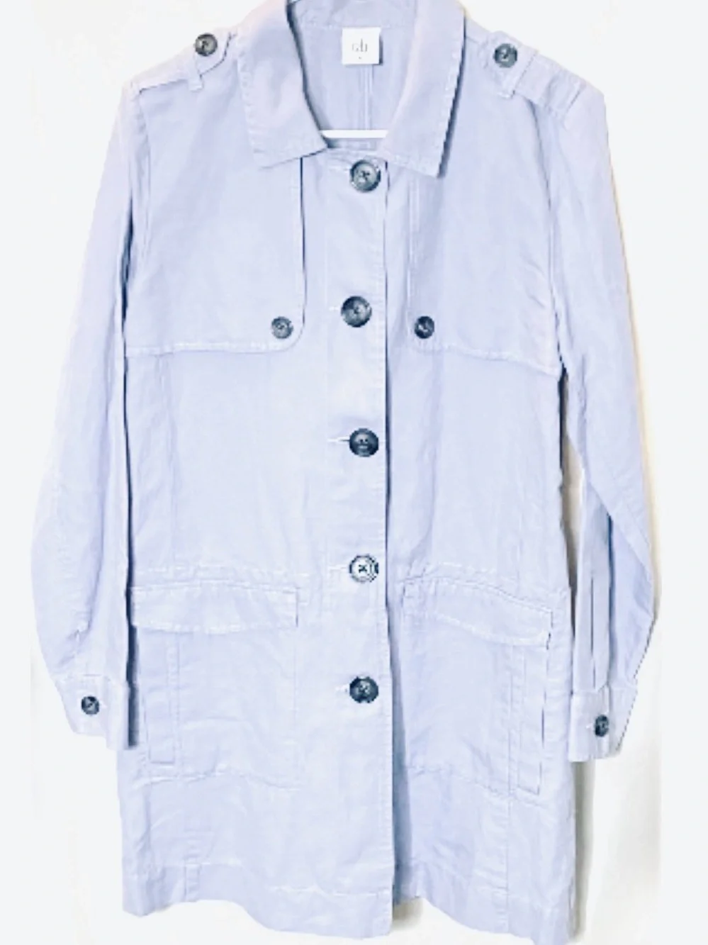 CAbi | Jackets & Coats | Cabi Tanner Linenblend Trench Coat Light ...